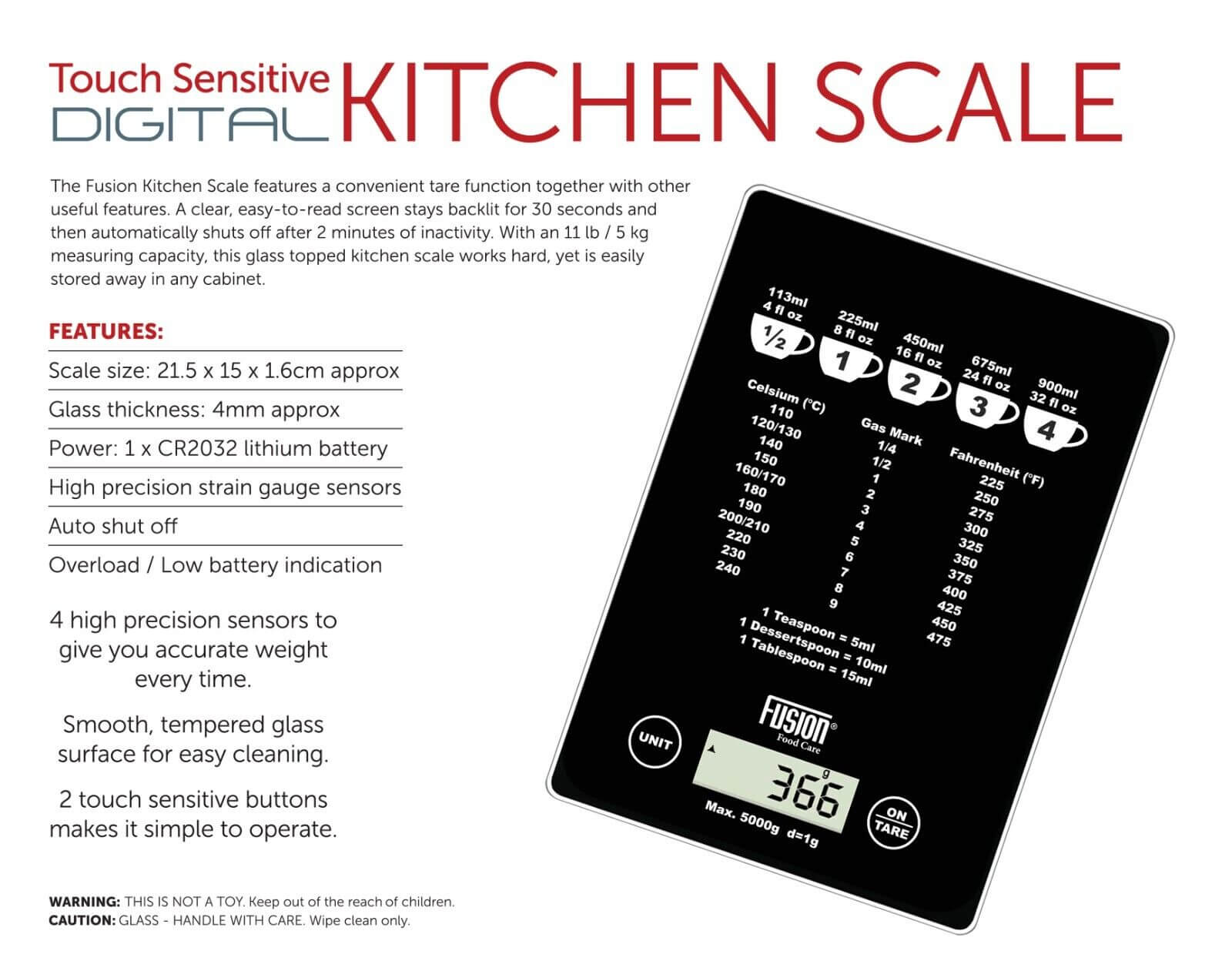 Digital Electronic Kitchen Scale | Kitchen Digital Scales – DIVCHI