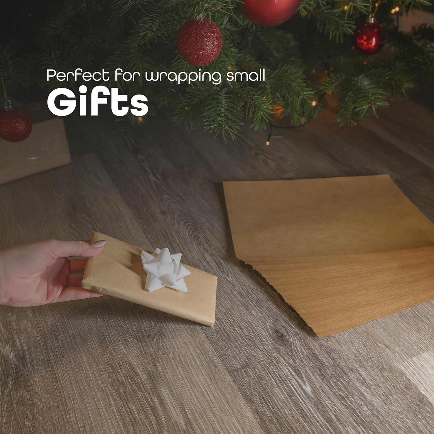 A4 Kraft Paper Card Brown 50 Sheets Papers for Small Gifts Wrapping Ar ...