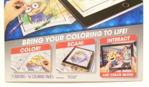 Despicable Me Color Alive With 7 Crayons Magic 16 Coloring Pages Minio ...