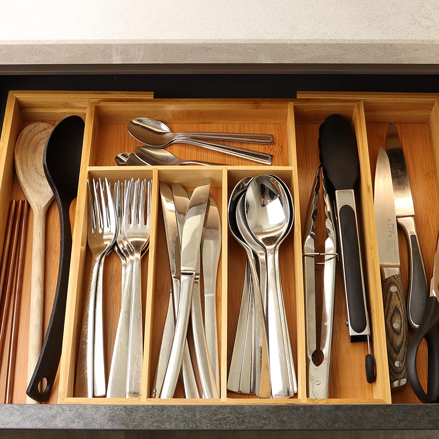 DIVCHI Home Cutlery Tray Organiser |Cutlery Trays| Cutlery Organizer